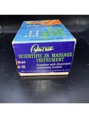 Oster | Other | Oster Scientific Jr Massage Instrument Model 6 With Box ...